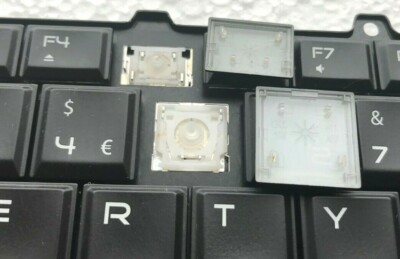 Dell Alienware 14 M14x R3 Single UK Black Keyboard Key + Hinge Backlit ...