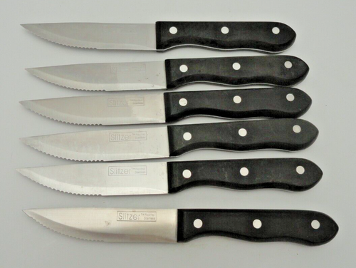 Slitzer Rostfrei Stainless Steak Knives Set of 6 Knife Made in China ...