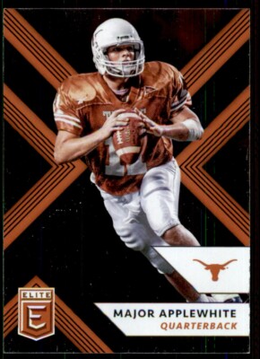 2018 Panini Elite Draft Picks #65 Major Applewhite | eBay