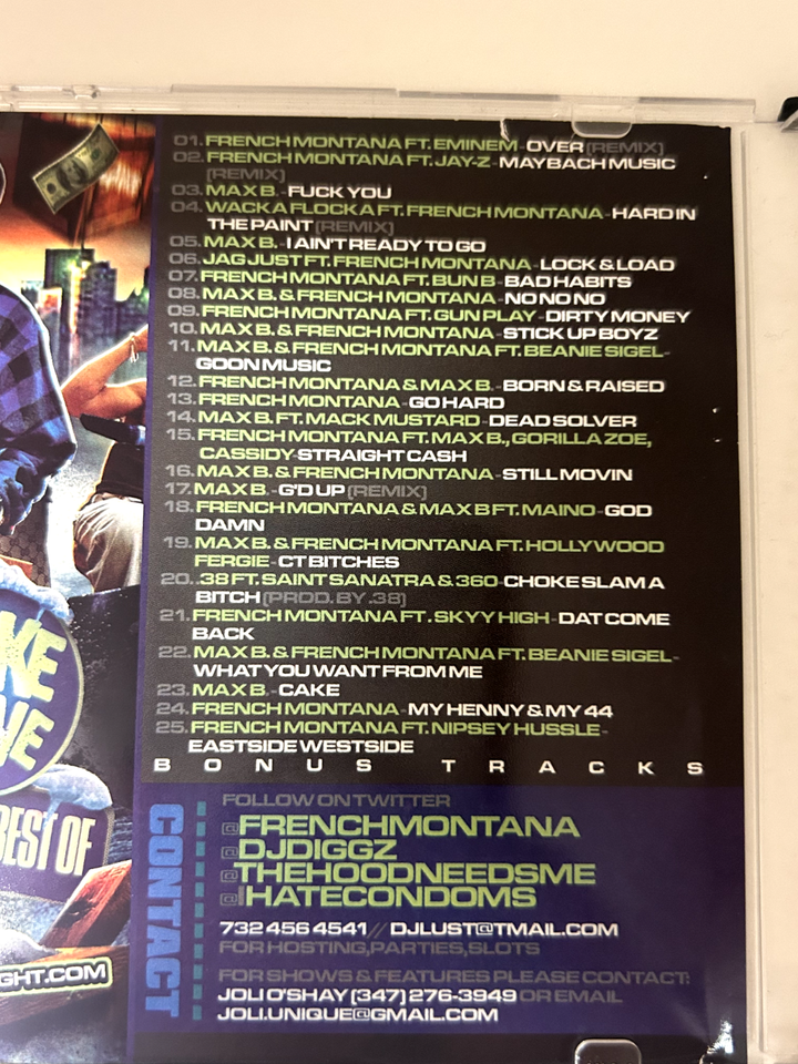 DJ DIGGZ DJ LUST MAX B FRENCH MONTANA THE OFFICIAL BEST OF COKE WAVE ...