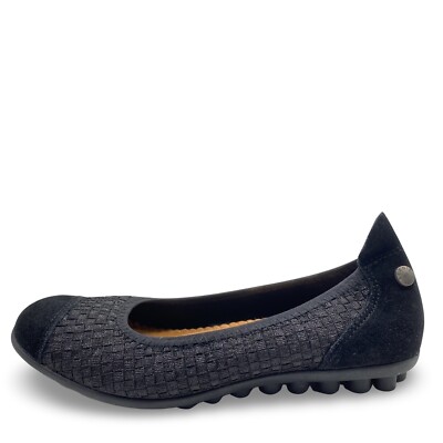Bernie Mev Bella Me Women's Slip On Ballet Flat Black Shoes Size EU 37 ...