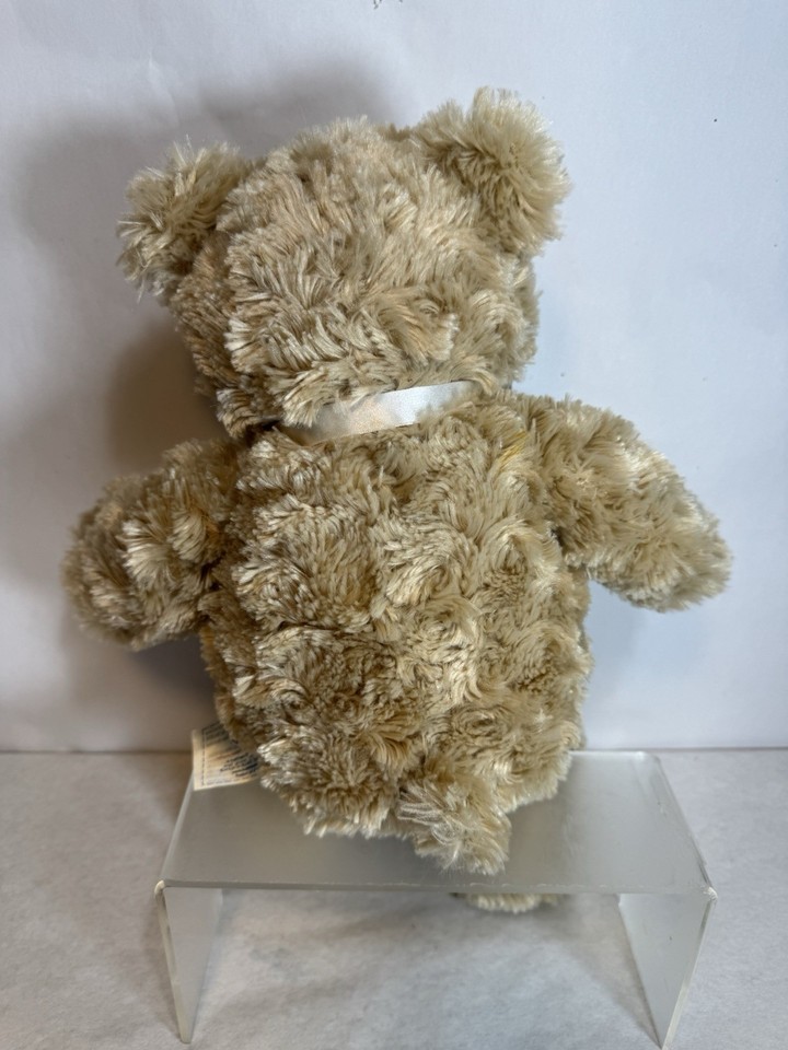 Build A Bear FedEx Tan 16" Teddy Bear Purple Heart Stuffed Animal BAB ...