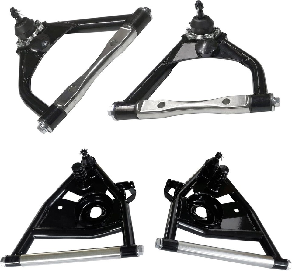 4PCS Front Tubular Upper & Lower Control Arms Kit for 1963-1970 Chevy ...