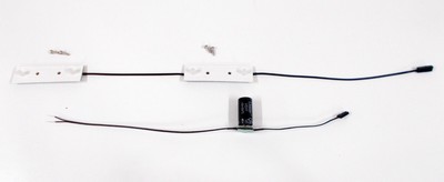 4 DIFFUSED WARM WHITE LED LIGHTS 7/24 DC LGB PASSENGER CARS G SCALE ...