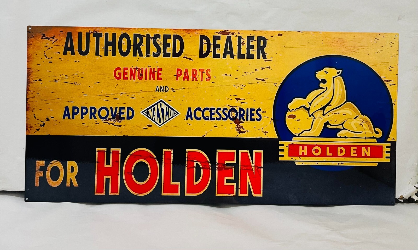 NEW Champion 5 Rib tin metal sign | eBay