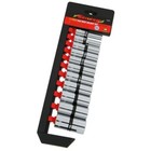 11pc 3/8" DRIVE DEEP SAE SOCKET SET by NEILSEN TOOL 5/16" to 7/8" A/F ...