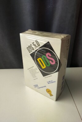 IBM DOS 5.0 Disk Operating System New Sealed | eBay
