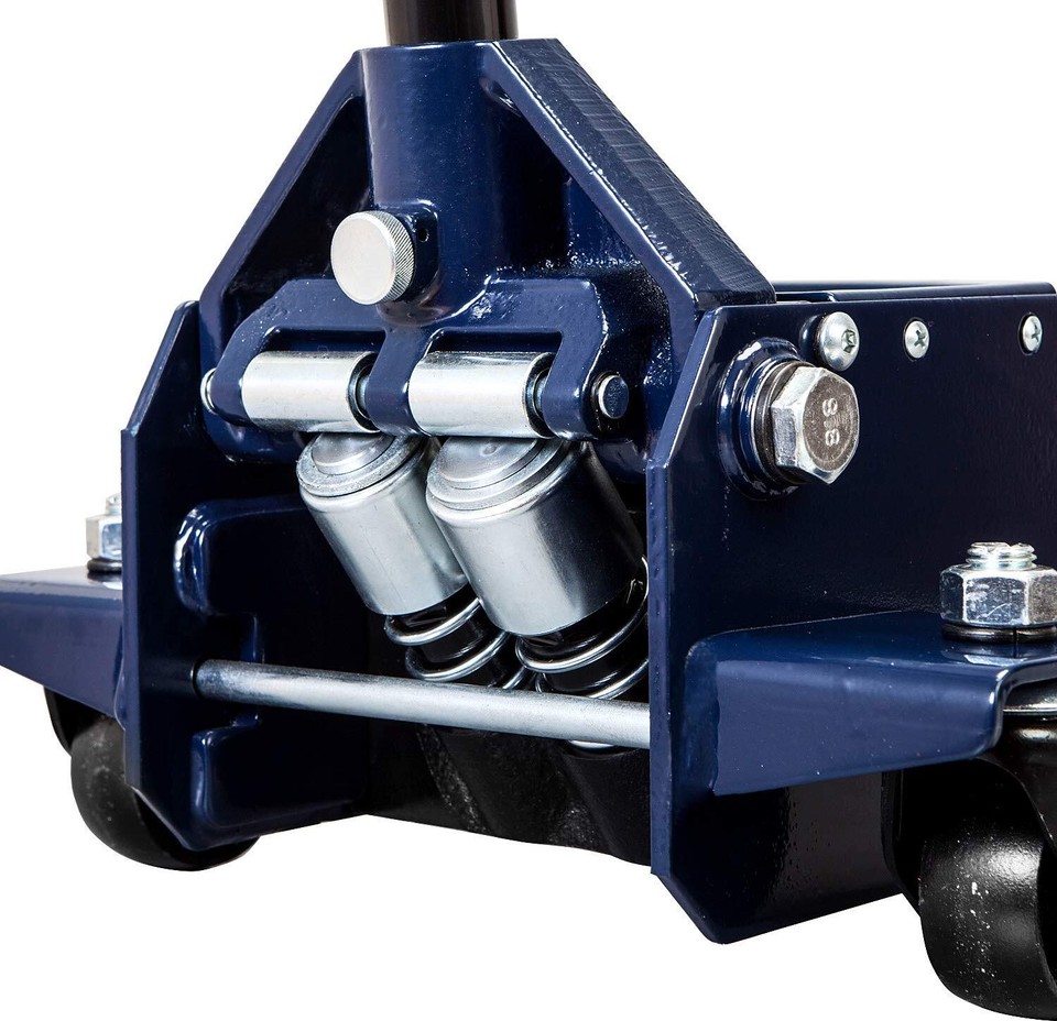 TCE Torin 4 Ton Blue Low Profile Service/Floor Jack, Dual Piston Quick ...