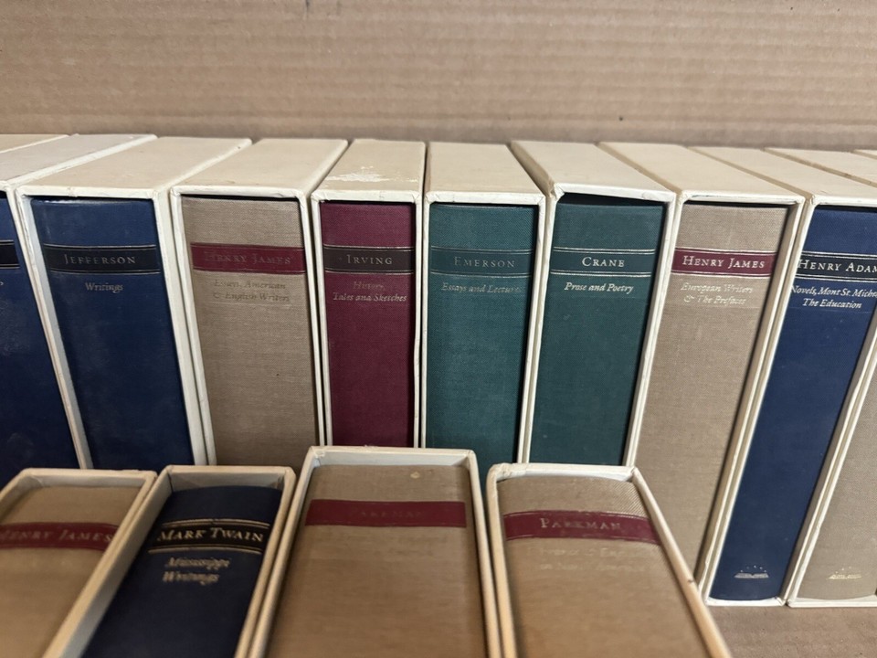 Lot Of 24 Library Of America Books With Sleeves Great All Time Authors ...