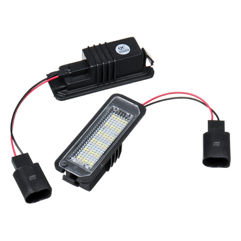 2x LED Number License Plate Light Lamp For VW GOLF MK4 MK5 MK6 MK7 Lupo ...