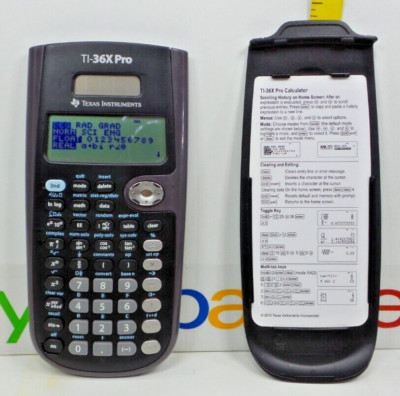 Texas Instruments TI-36X Pro Engineering/Scientific Calculator ...