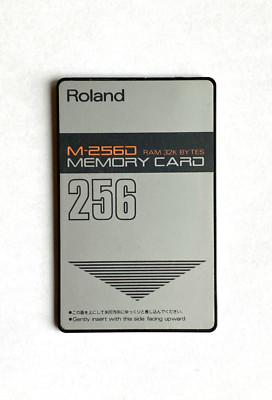 Roland M-256D RAM Memory Card (Tested and in Excellent condition) | eBay