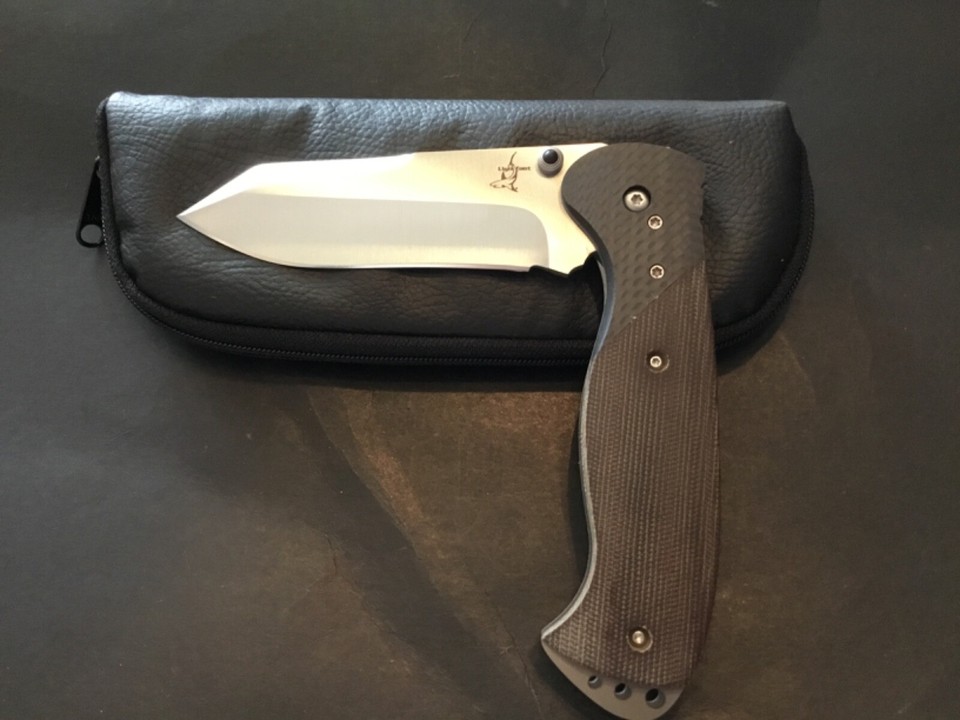 Custom Greg Lightfoot Rescue Dog Flipper Folder Folding Knife | eBay