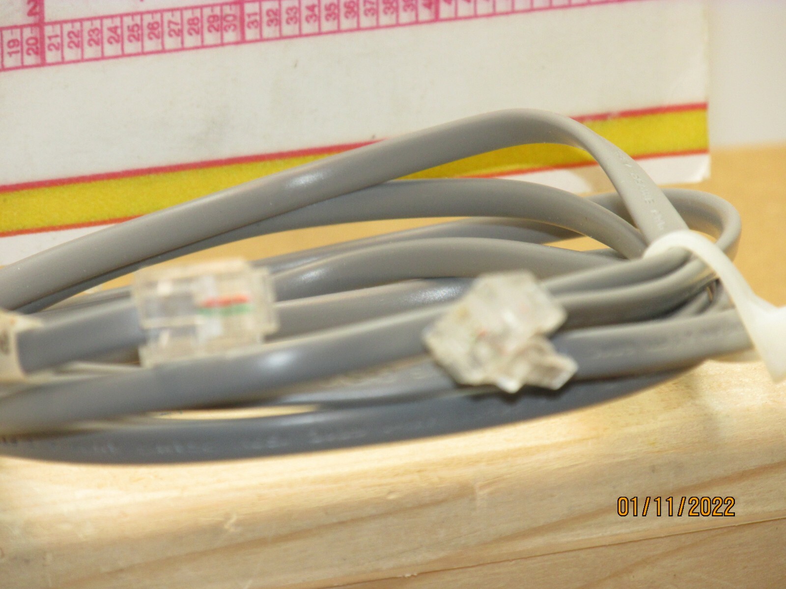 The listing is for:5ft 26AWG E315882 AWM 20251 VM-1 RJ-11-2Wire Phone ...