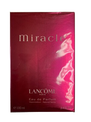 Miracle Perfume by Lancome, 3.4 oz EDP Spray for Women ,ORIGINAL ...