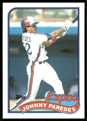 1989 Topps #367 Johnny Paredes | eBay