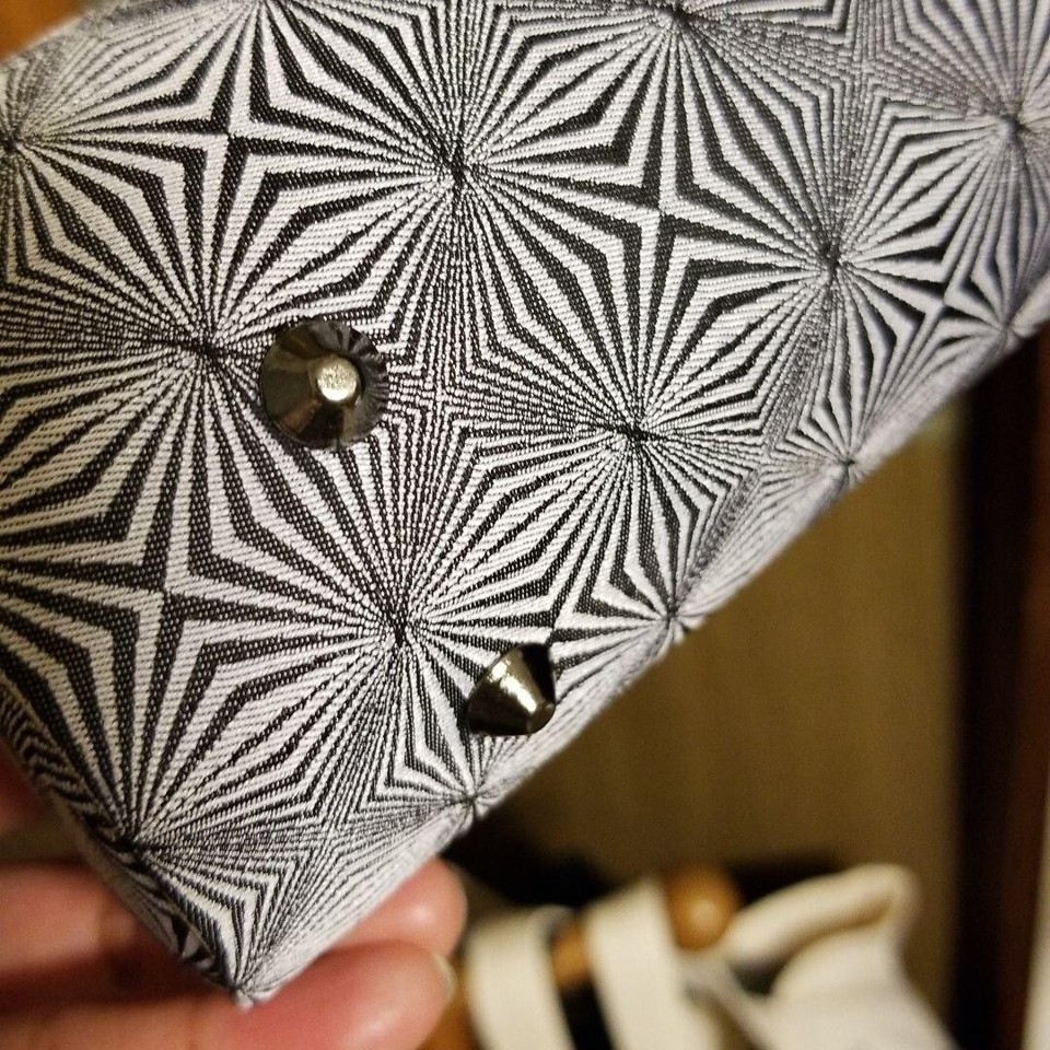 PHILIP TREACY x Andy Warhol Clutch Bag Handbag Purse Geometric Teflon ...