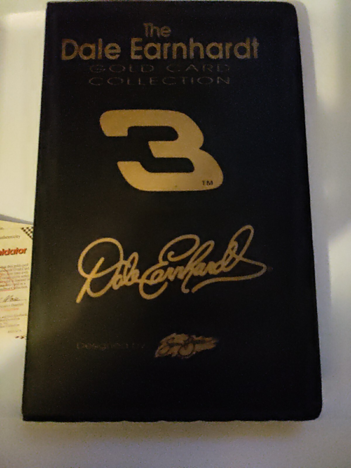 The Dale Earnhardt Gold Card Collection by Sam Bass Binder W/ 12 22K ...