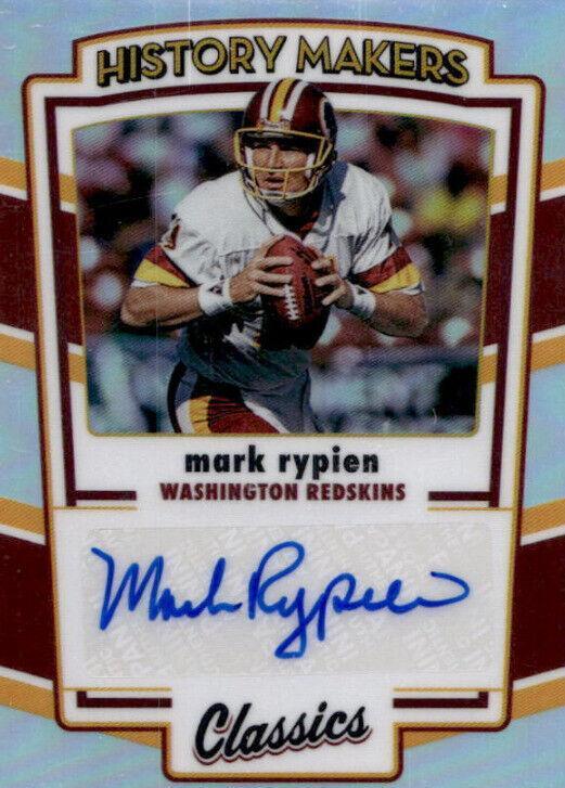 2022 Panini Classics - History Makers Autographs Mark Rypien #HMA-20 / ...