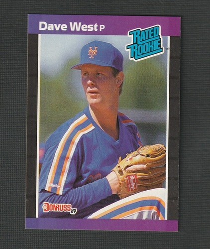 1989 Donruss Dave West Rookie #41 New York Mets | eBay