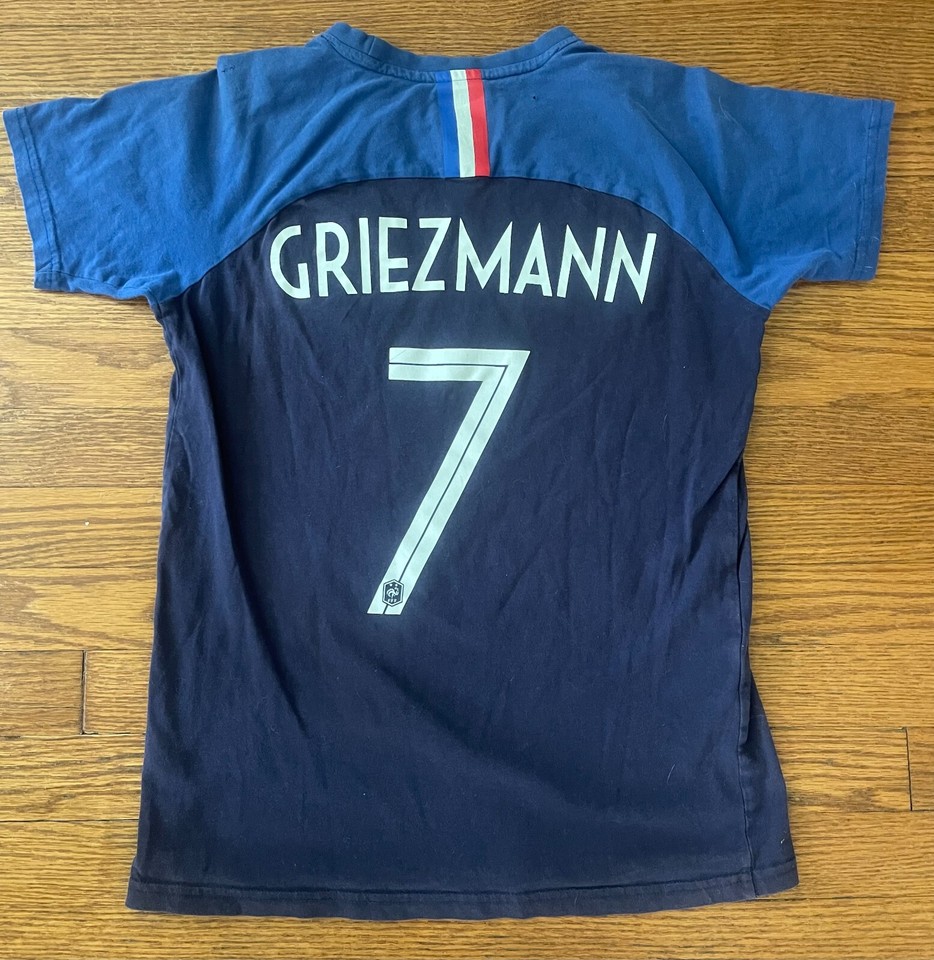 Griezmann France National FFF Shirt Blue White Soccer Football Futbol 7 ...
