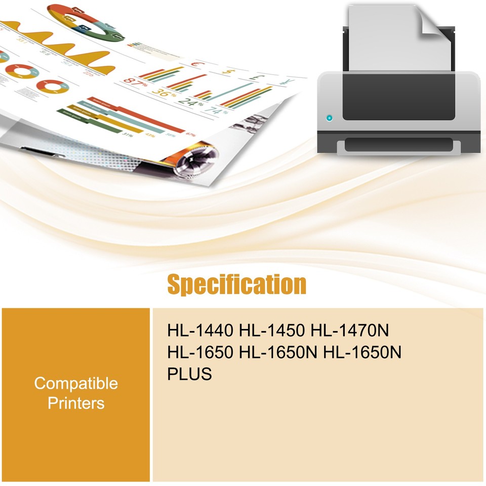 TN460 Toner Cartridges for Brother HL-1440 HL-1450 HL-1470N etc ...
