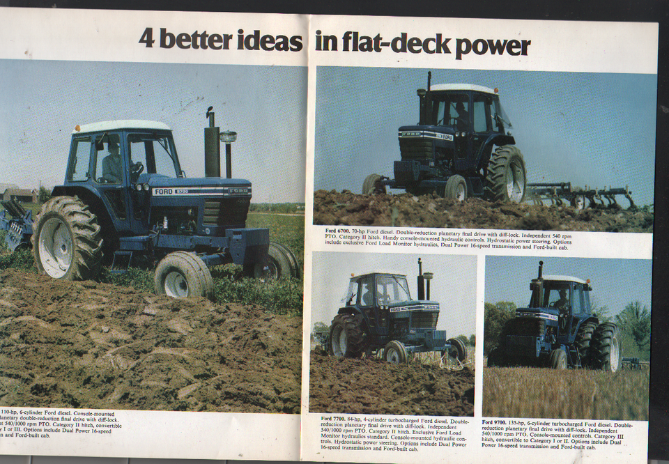 FORD Flat-Deck Tractors Brochure Leaflet | eBay UK