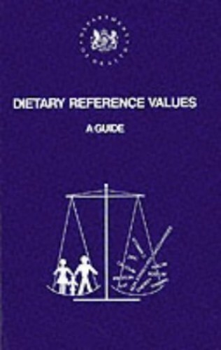 Dietary Reference Values A Guide By Deptof Health Paperback Book The 2052