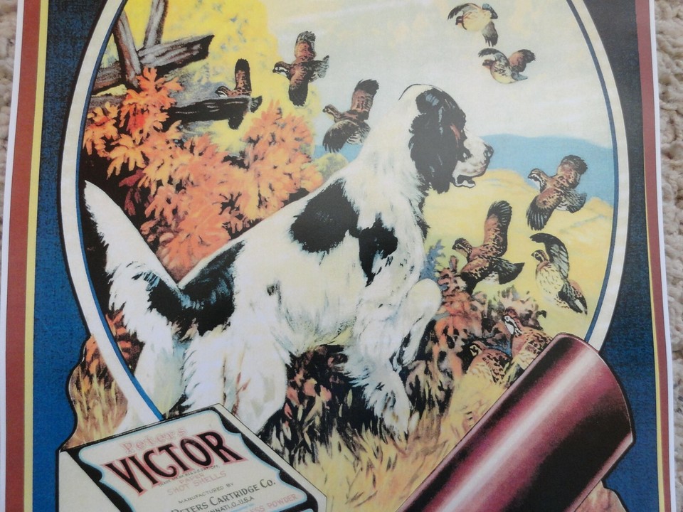 Peters Cartridge Company Advertising Poster, Peters Victor Shells | eBay