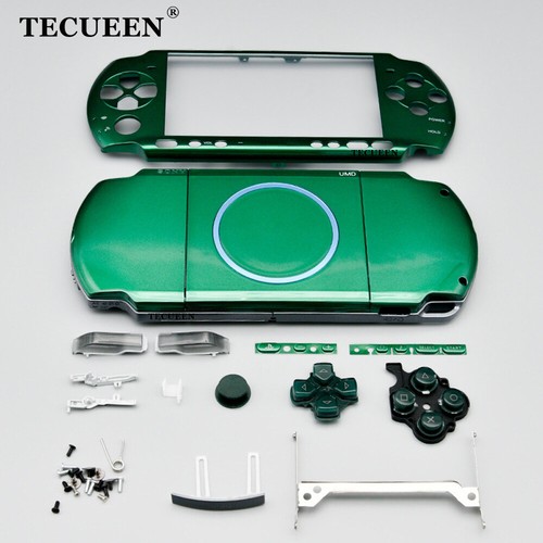 For PSP 3000 Replacement Full Housing Shell Case with Buttons Dark ...