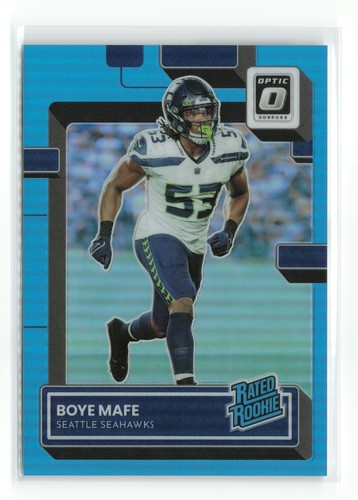 BOYE MAFE #263 /299 2022 PANINI DONRUSS OPTIC SEAHAWKS AQUA ROOKIE RC ...