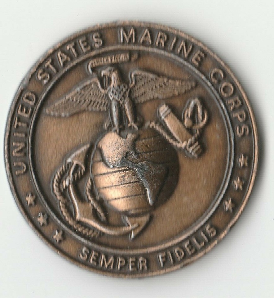 USMC Marine Recruiting Station Sacramento 4.0 Club Coin 1.5 DIA BX3 | eBay