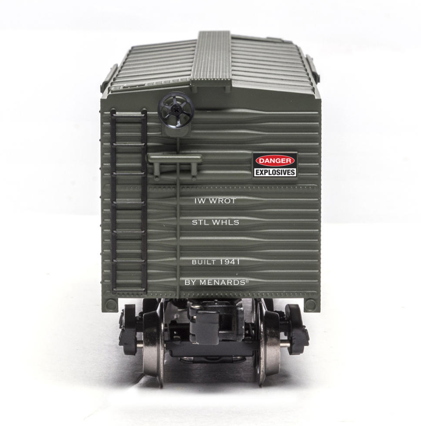 O Gauge Military Boxcar, Rosie the Riveter WWII US Army Train Cars ...