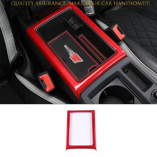 For Audi Q3 RS Q3 2019-2024 Glossy Red Center Console Armrest Box Frame ...