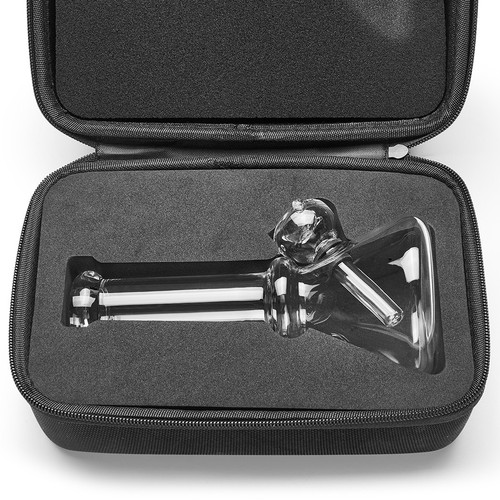 6" Glass Bong Carb Hole with Travel Box Smoking Tobacco Water Pipe ...