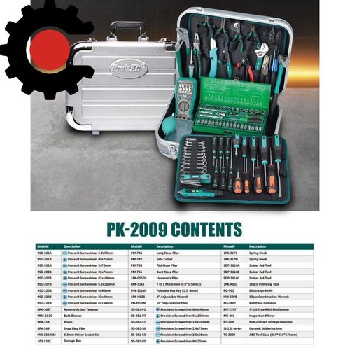 Eclipse Tools Pro'sKit Professional Electrical And Mechanical Tool Set | eBay