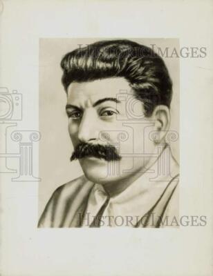 Press Photo Drawing of Russian leader Stalin - kfa12731 | eBay