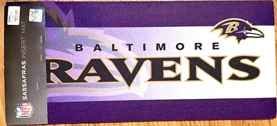 Baltimore Ravens Step Mat Or Decorative Door Mat Insert 10x22” NFL | eBay