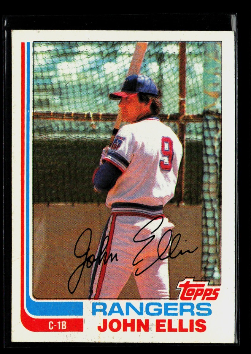 1982 Topps John Ellis Texas Rangers #177 | eBay