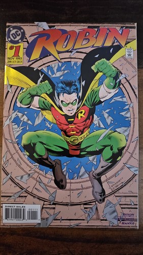 DC Comics Robin #1 1993 Embossed Foil Cover, 1st Appearance of Redbird ...