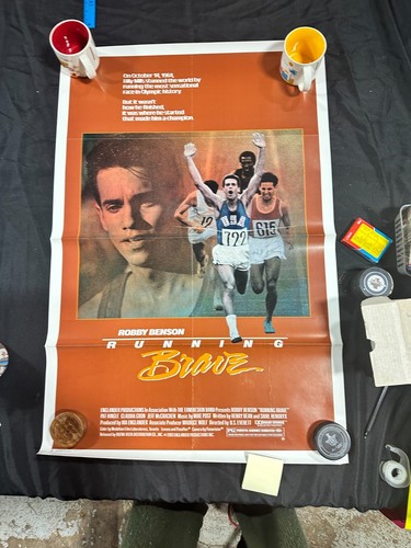 1983 Running Brave Promo Movie Poster 27x40 Robby Benson/Pat Hingle ...