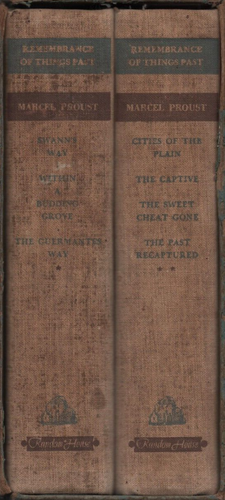 Remembrance of Things by Past Marcel Proust 2 Volume 1934 Random House ...
