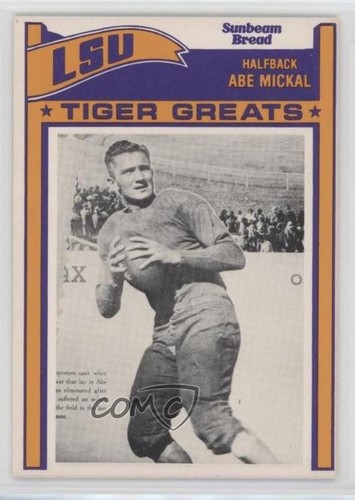 1983 Sunbeam Bread LSU Tiger Greats Abe Mickal #2 | eBay
