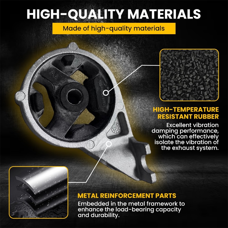 EXHAUST MUFFLER RUBBER HOLDER FOR PEUGEOT 308 3008 5008 CITROEN C4 ...