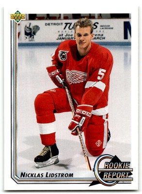1992-93 Upper Deck Nicklas Lidstrom Rookie Detroit Red Wings #363 | eBay