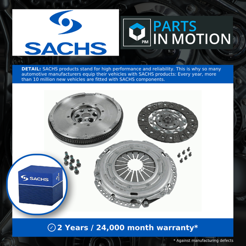 Dual Mass Flywheel DMF Kit with Clutch fits VW SHARAN 7M 1.9D 95 to 10 ...