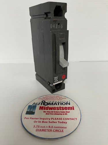 GE TED113020 SWD CIRCUIT BREAKER 1POLE 277VAC 20A 125VDC SHIPS SAME ...