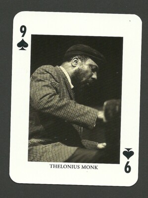 Thelonius Monk Jazz Music Playing Card | eBay