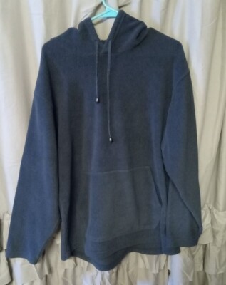 Foot Locker Men's MEDIUM Dark Blue FLEECE HOODIE ~ Vintage in Great ...