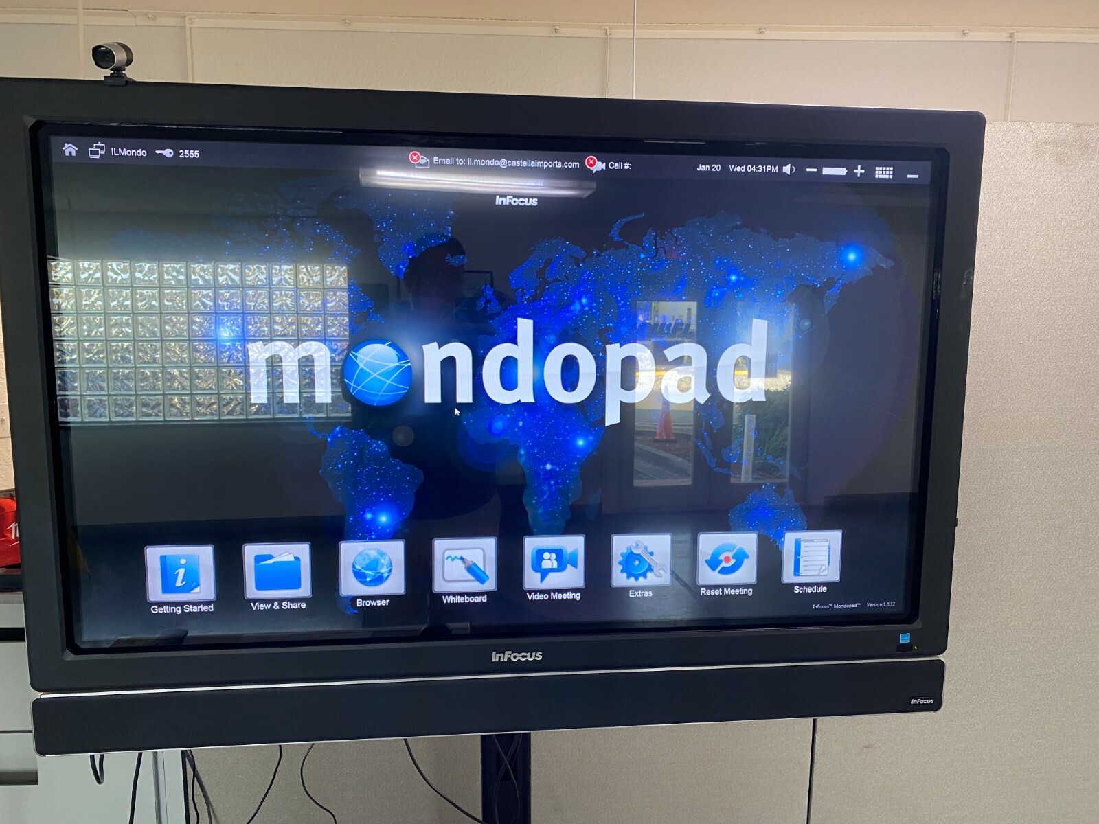 Infocus Mondopad INF5520a Multi-Touch 55" i5 2.5Ghz Video Conferencing ...